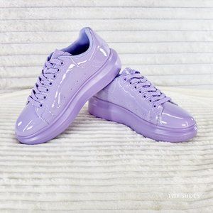 Berness | Shoes | Shiny Patent Cush Baby Lilac Purple Comfy Fashion ...